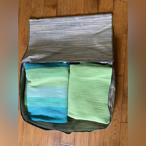 Bed Bath & Beyond | Storage & Organization | Cloth Soft Side Bluewhite ...